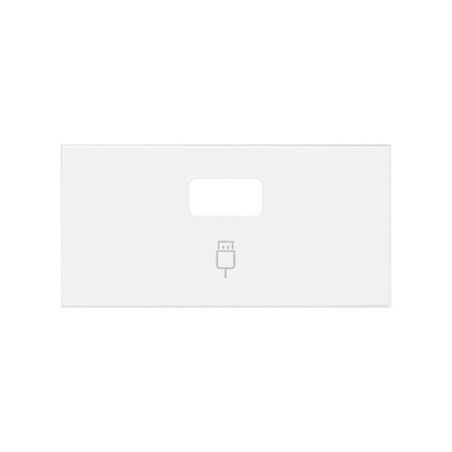 Capot pour prise USB simple (mécanisme 1/2) blanc mat Simon 100 - Vente ...
